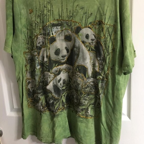 The Mountain | Tops | The Mountain Xl Sparkled Panda Bear T Shirt One ...